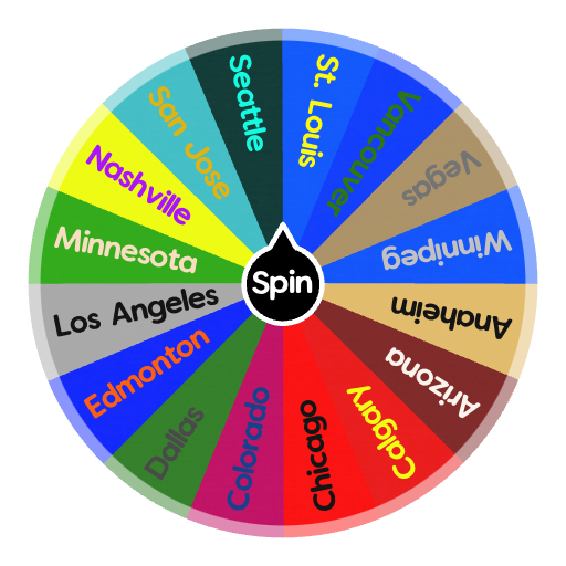 NHL Western | Spin the Wheel - Random Picker