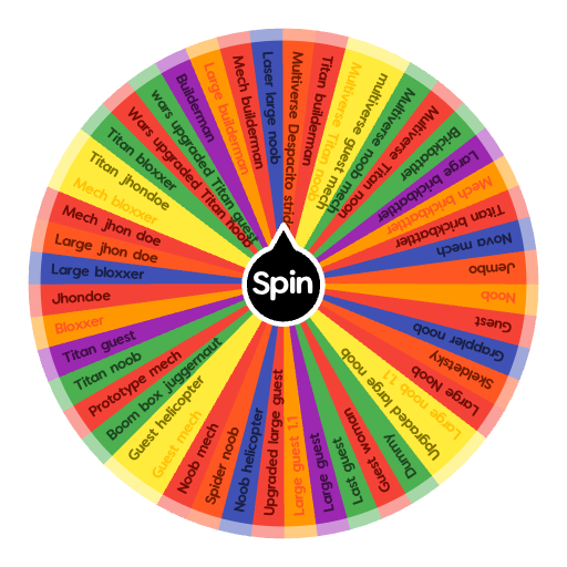 Noob experiment (all characters) | Spin The Wheel - Random Picker