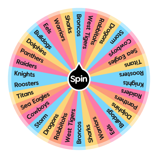 NRL Teams | Spin the Wheel - Random Picker