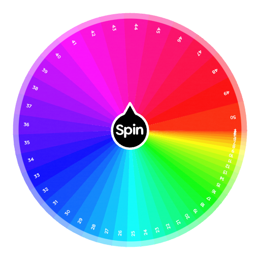 Numbers1-50 | Spin the Wheel - Random Picker