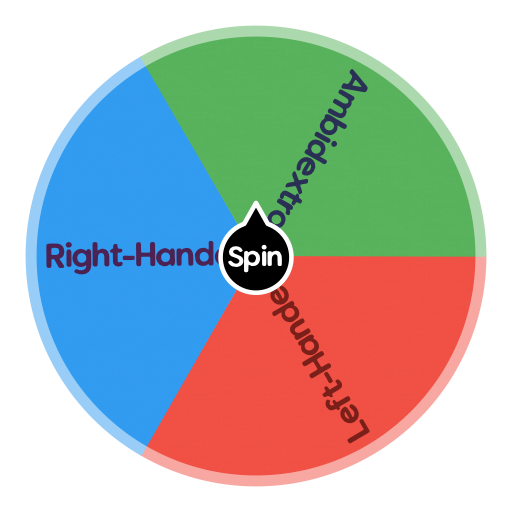 Oc Dominant Hand wheel | Spin The Wheel App