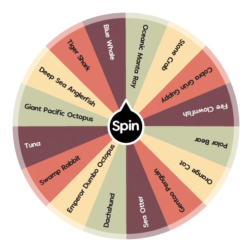 Oddly Specific Animals | Spin the Wheel - Random Picker