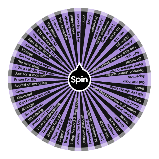 Olivia Rodrigo songs | Spin The Wheel - Random Picker
