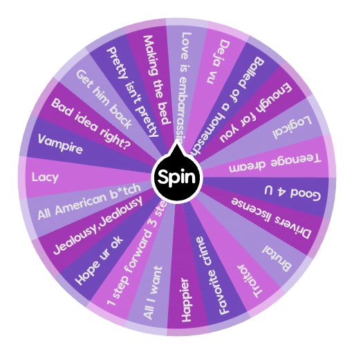 Spin The Wheel Twice Songs at Henry Omalley blog