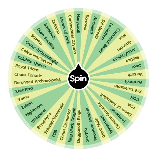 OSRS - Boss of the Week | Spin The Wheel - Random Picker