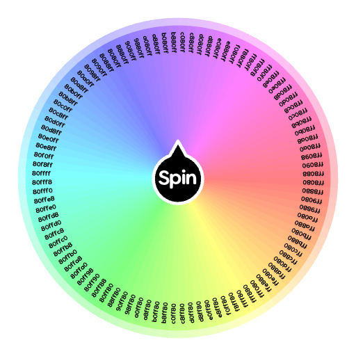 Pastel rainbow hex code wheel | Spin the Wheel - Random Picker