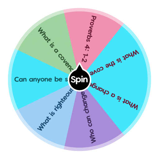 PBC Catechism Grade 1-3 Apr 2024 | Spin the Wheel - Random Picker