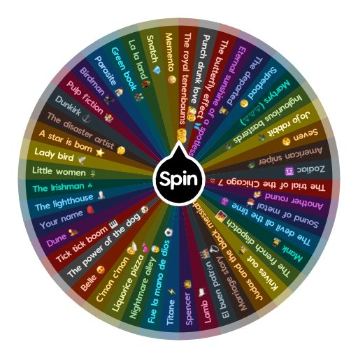 🎥🎬PELIS 🎥🎬 | Spin the Wheel - Random Picker