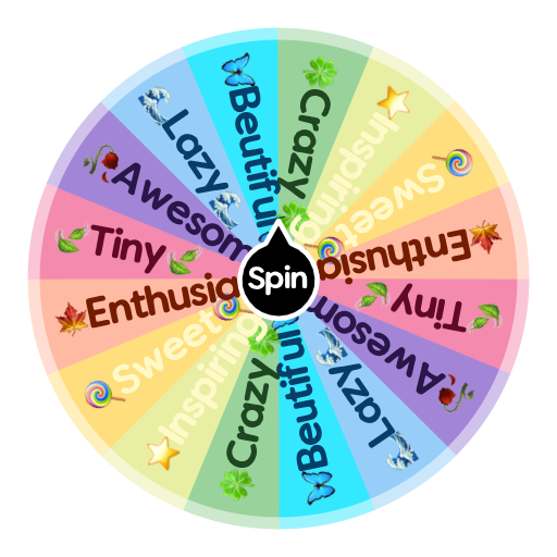 People think of you as... | Spin The Wheel App