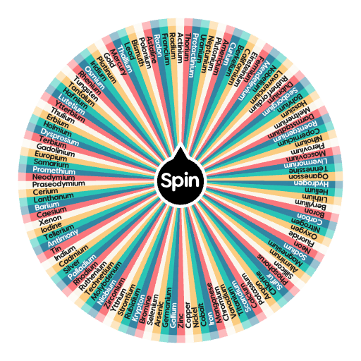 Periodic Elements | Spin the Wheel - Random Picker