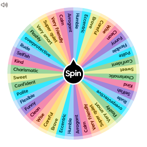 Personality for ocs | Spin The Wheel - Random Picker