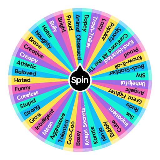 Personality Wheel 0~0 Spin 5 Times~||~ | Spin the Wheel - Random Picker