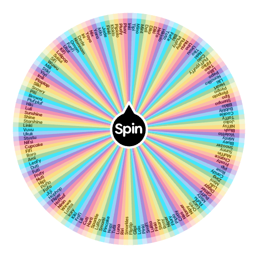 Pet cute names | Spin the Wheel - Random Picker