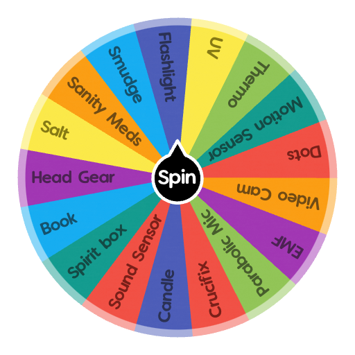 Phasmo Item Wheel | Spin the Wheel - Random Picker