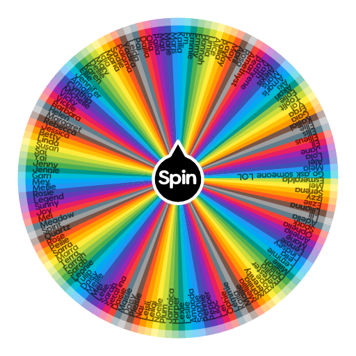 Pick a Character name / Baby Name (FEMALE) | Spin The Wheel App