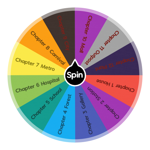 Piggy Book 1 Map Spinner | Spin the Wheel - Random Picker