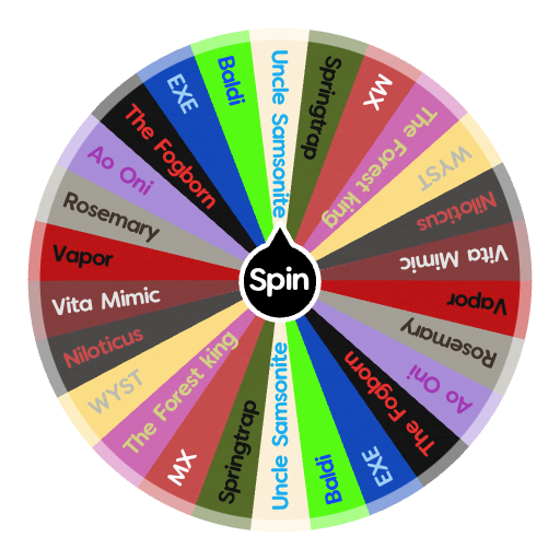 Pillar chase 2 monsters | Spin the Wheel - Random Picker