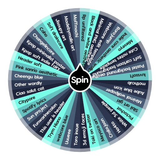 Pinterest pfp ideas/aesthetic wallpapers | Spin the Wheel - Random Picker