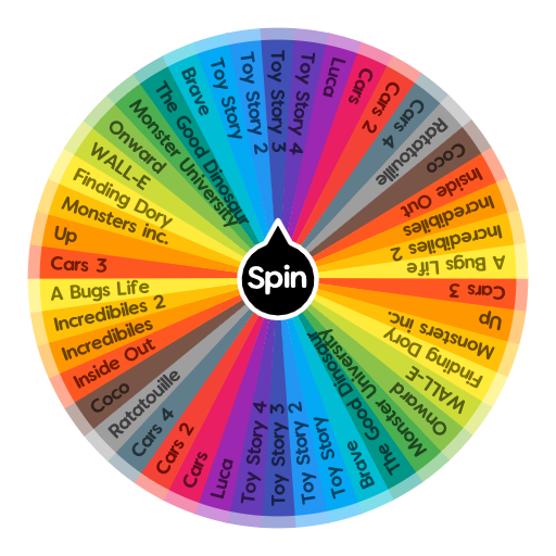 Pixar Films | Spin the Wheel - Random Picker