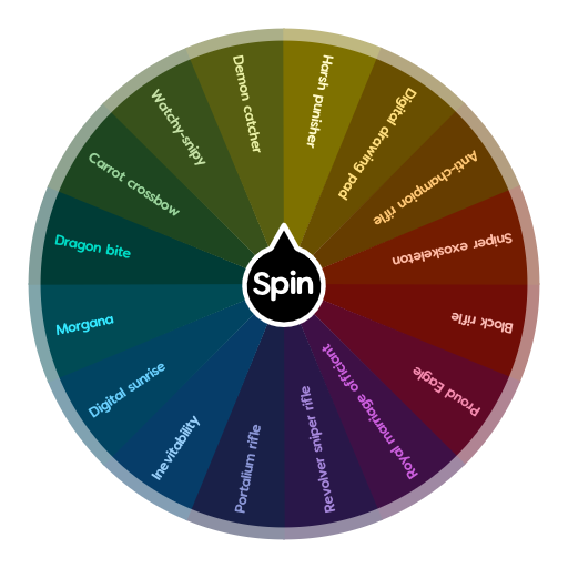 Pixel gun 3d - sniper | Spin the Wheel - Random Picker