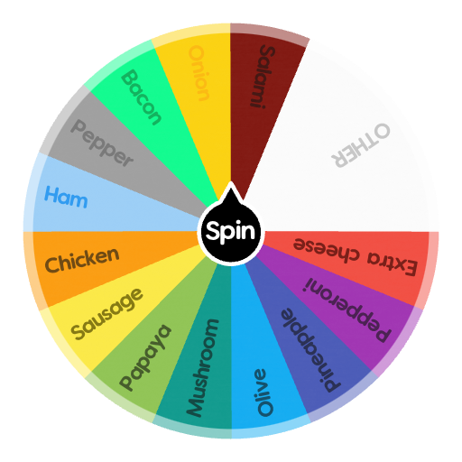 Pizza Toppings (YOU can remove pineapple) | Spin the Wheel - Random Picker