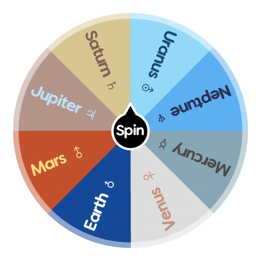 Planets of the Solar System | Spin the Wheel - Random Picker