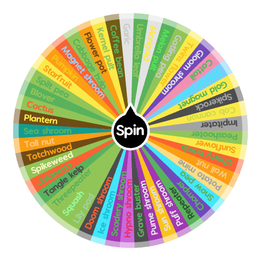 Plant in pvz | Spin The Wheel - Random Picker
