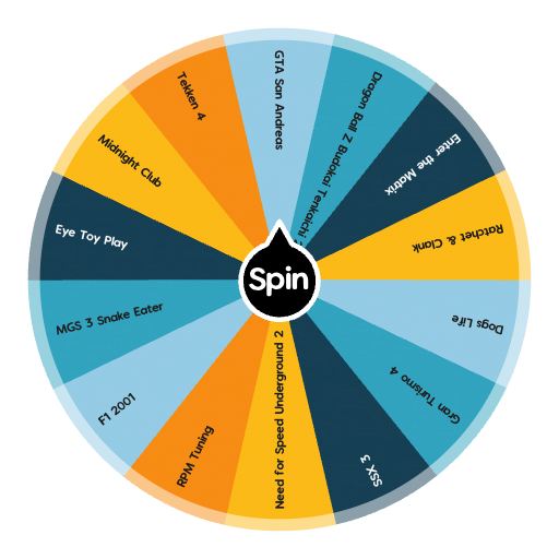 Playstation 2 | Spin the Wheel - Random Picker