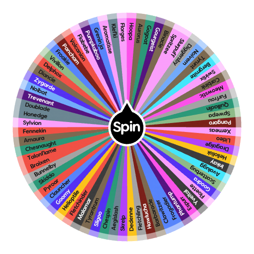 Pokemon (Gen 6) | Spin the Wheel - Random Picker