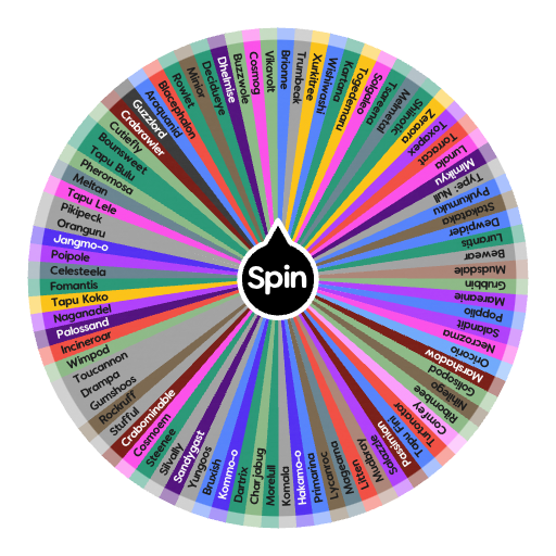 Pokemon (Gen 7) | Spin the Wheel - Random Picker