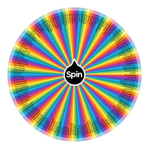 Pokemon gen 1 (All included) | Spin the Wheel - Random Picker