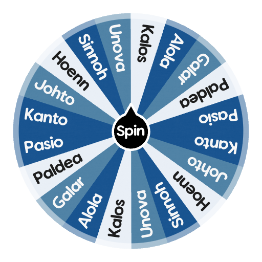 Pokemon Regions | Spin the Wheel - Random Picker