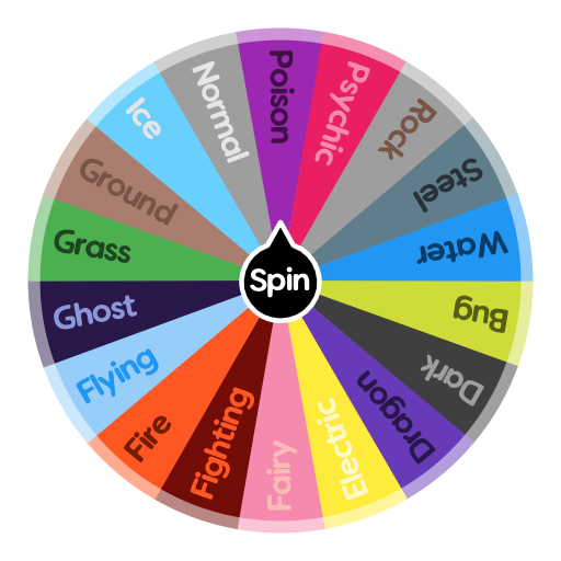Pokemon Types | Spin the Wheel - Random Picker