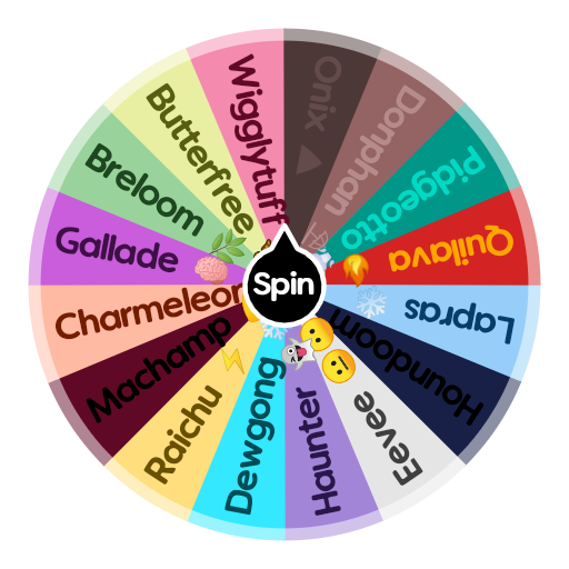 Pokewheel | Spin The Wheel - Random Picker