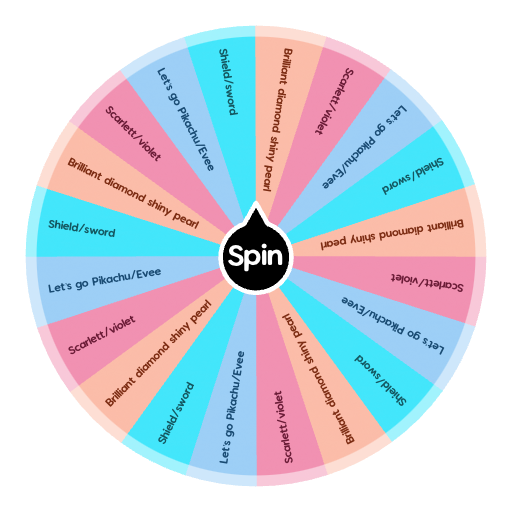 Pokémon game on the switch | Spin the Wheel - Random Picker