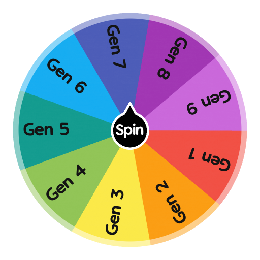 Pokémon Gens | Spin the Wheel - Random Picker