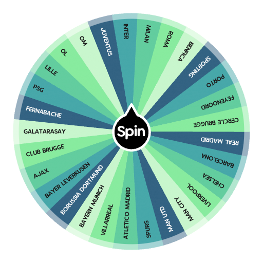 Popular European Clubs | Spin the Wheel - Random Picker