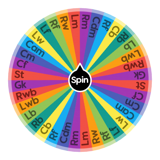 Position in football | Spin the Wheel - Random Picker