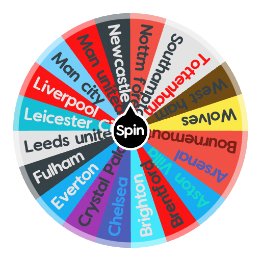 Premier League 2022/23 Teams | Spin the Wheel - Random Picker