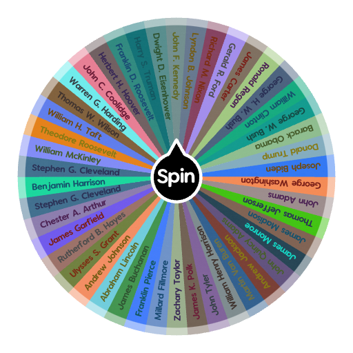 Presidents | Spin the Wheel - Random Picker