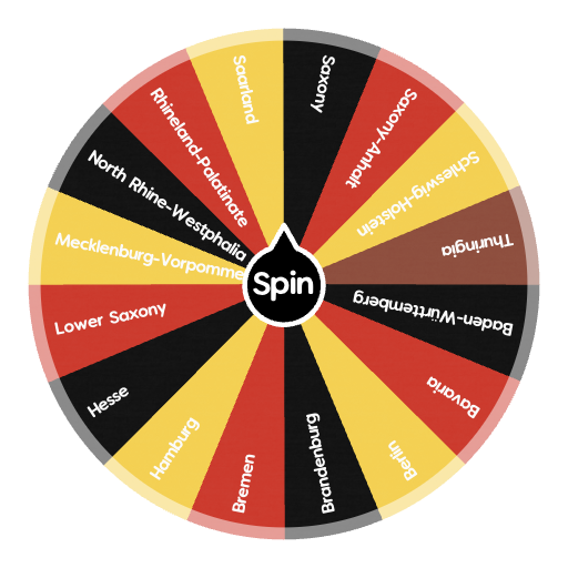Provinces of Germany | Spin The Wheel - Random Picker