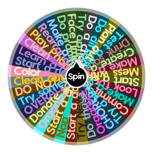 Quarantine things to do | Spin the Wheel - Random Picker