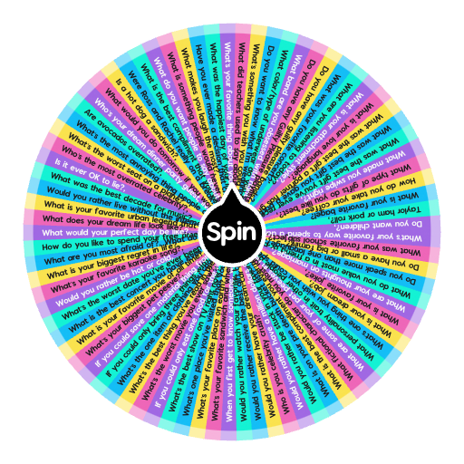 😇Questions😇 | Spin the Wheel - Random Picker