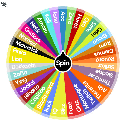 R6 Attacker Picker | Spin The Wheel - Random Picker