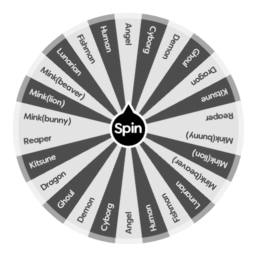 Race | Spin The Wheel - Random Picker