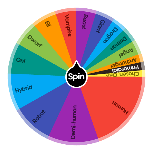 Race | Spin The Wheel - Random Picker