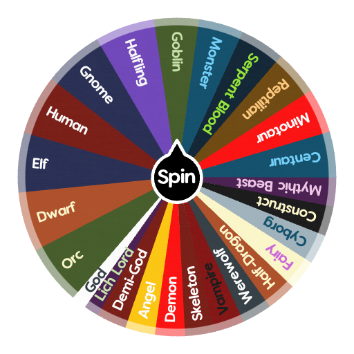 Race | Spin the Wheel - Random Picker