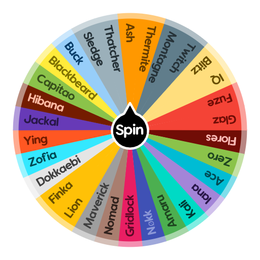 Rainbow 6 Attackers | Spin the Wheel - Random Picker