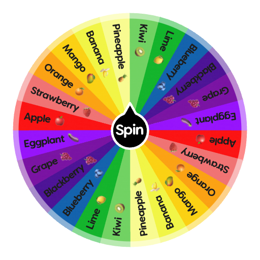 🌈Rainbow Fruits🌈 | Spin the Wheel - Random Picker