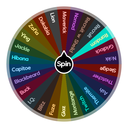Rainbow Six Attackers | Spin the Wheel - Random Picker